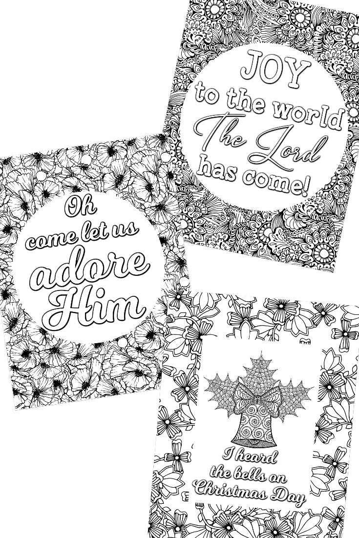 a christmas carol coloring book